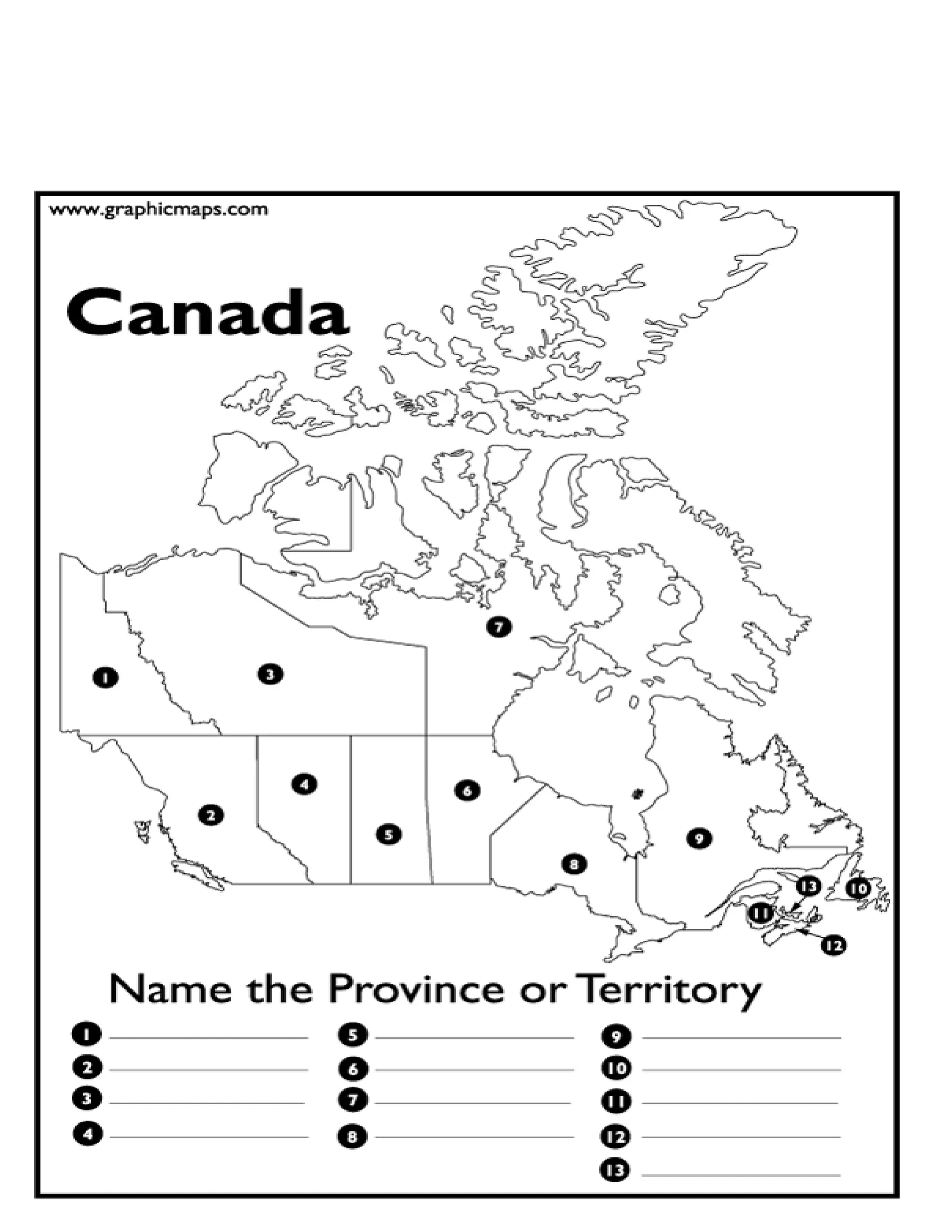 Geography Of Canada Study Guide | DOC