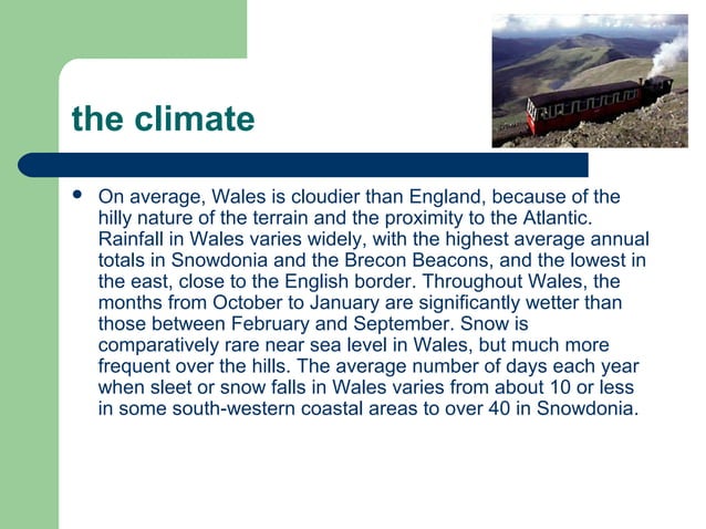 Geography of-wales | PPT | Geography | Science