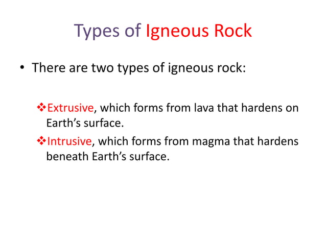 Geography - rock formation rock cycle - GCSE | PPTX | Geology | Science