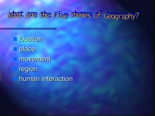 Geography | PPT
