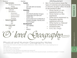 Olvl Geography | PDF