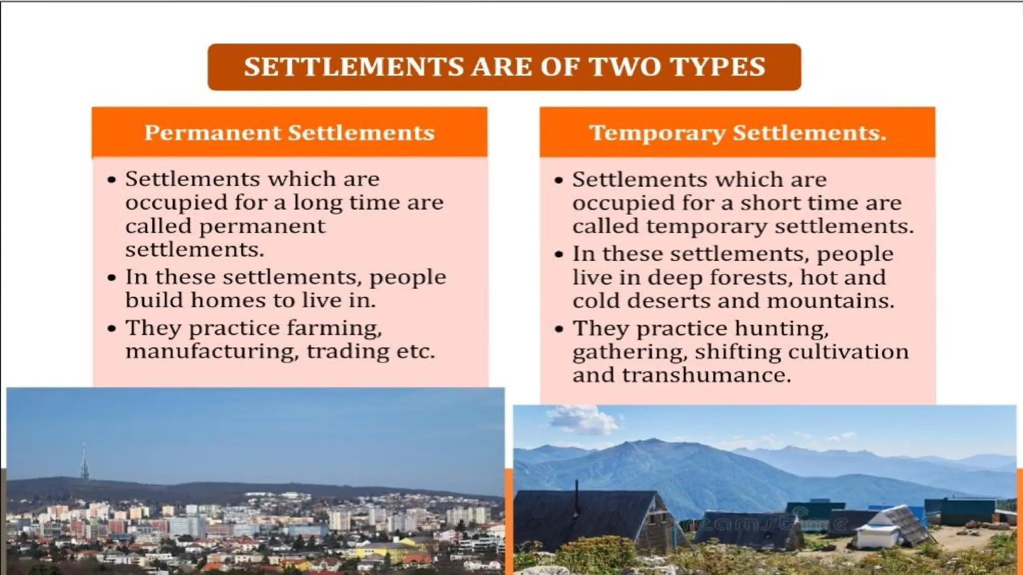 geography 7 cbse geography chapter settlement | PPTX