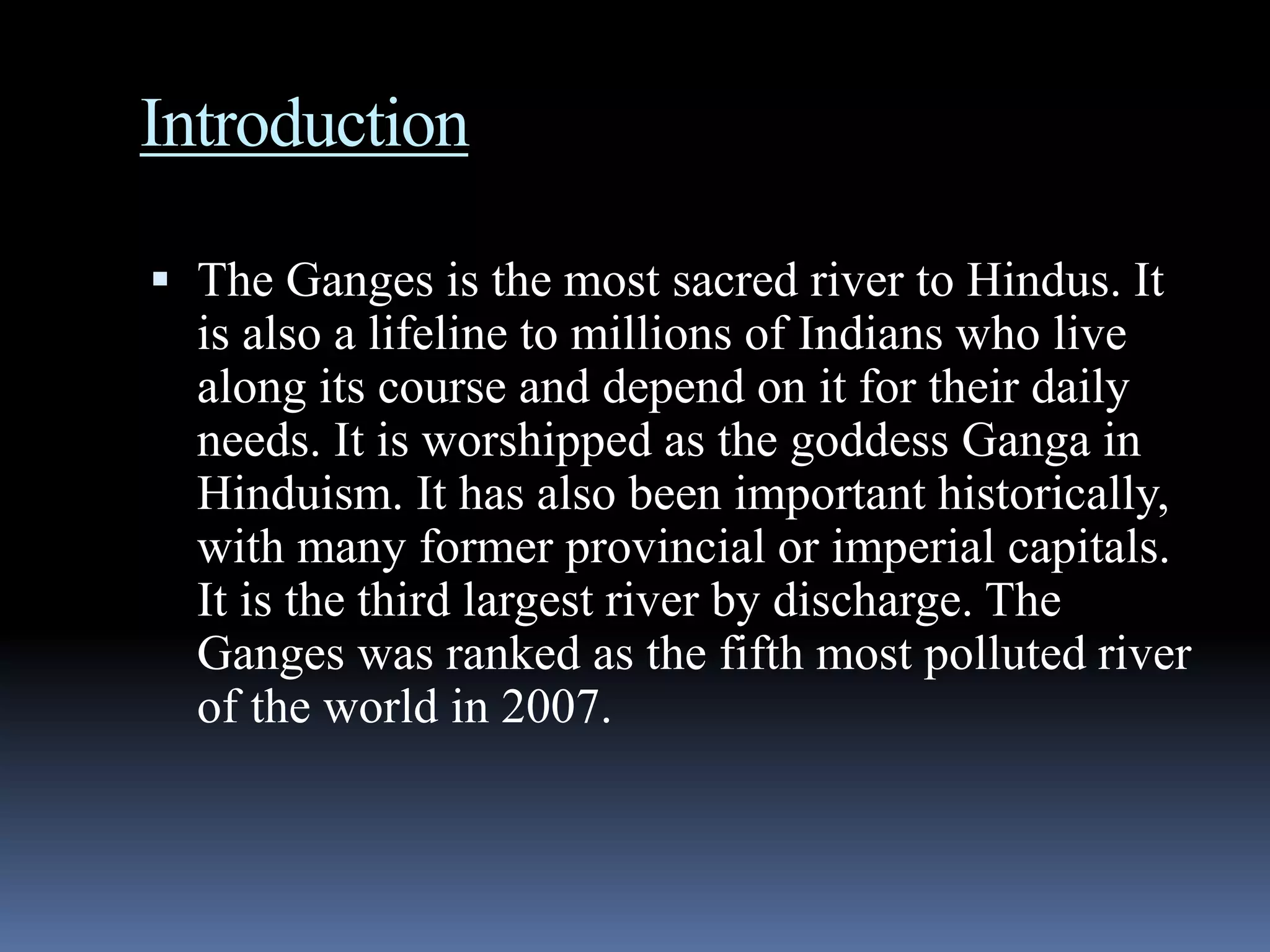 River Ganga - Geography activity | PPTX