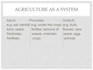 Geography agriculture | PPT