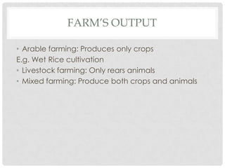 Geography agriculture | PPT
