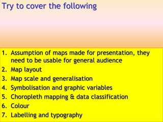 Geography and Cartography | PPT
