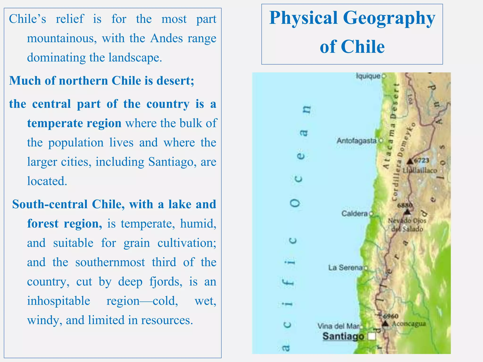 Geography and tourism in chile 06052021 | PPTX