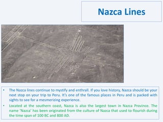 Geography and tourism in peru 05052021 | PPTX
