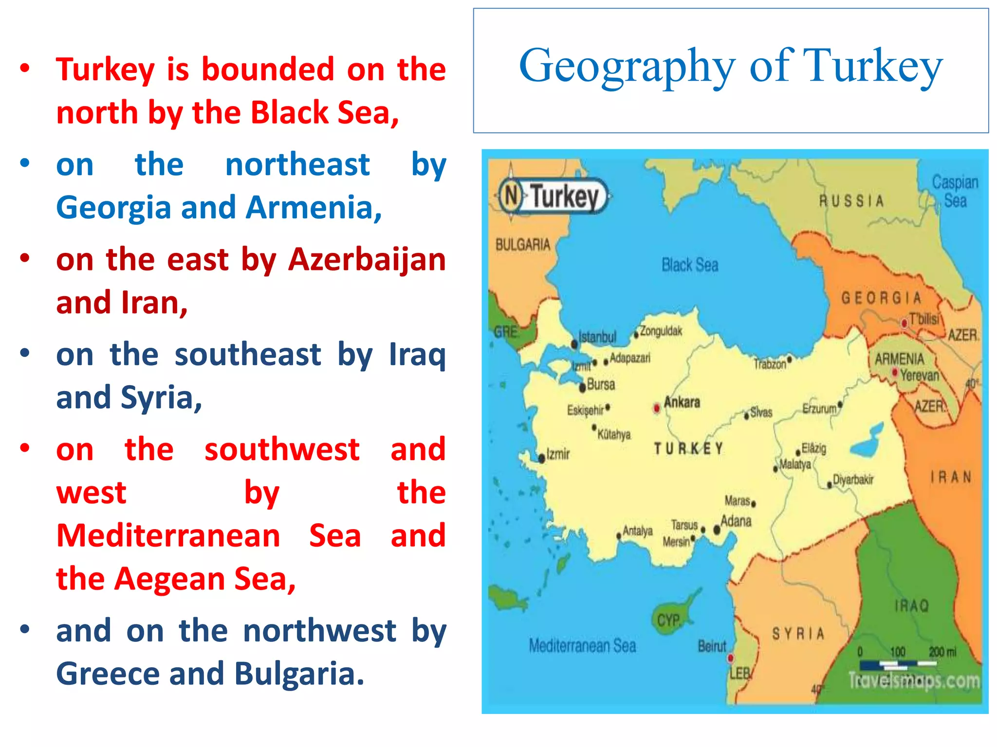 Geography and tourism in turkey 07052021 | PPTX