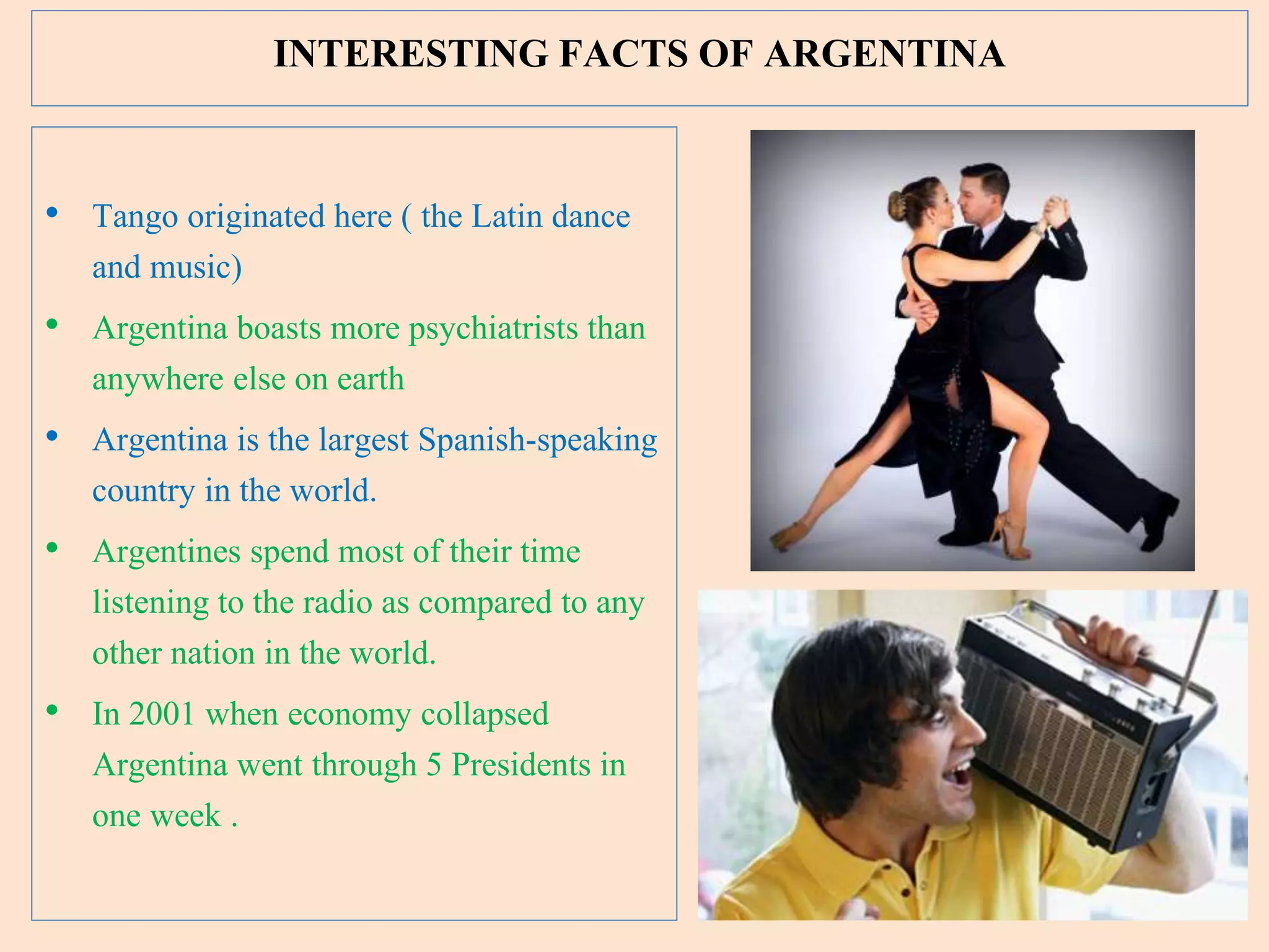 Geography and tourism of argentina 04052021 | PPTX | South America ...