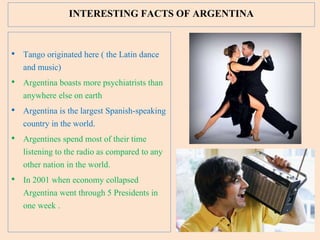 Geography and tourism of argentina 04052021 | PPTX | South America ...