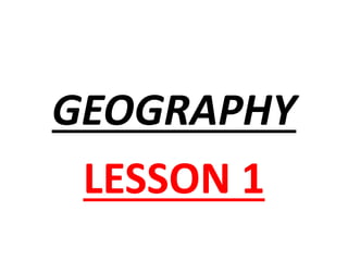 Geography answer key class 6 | PPTX