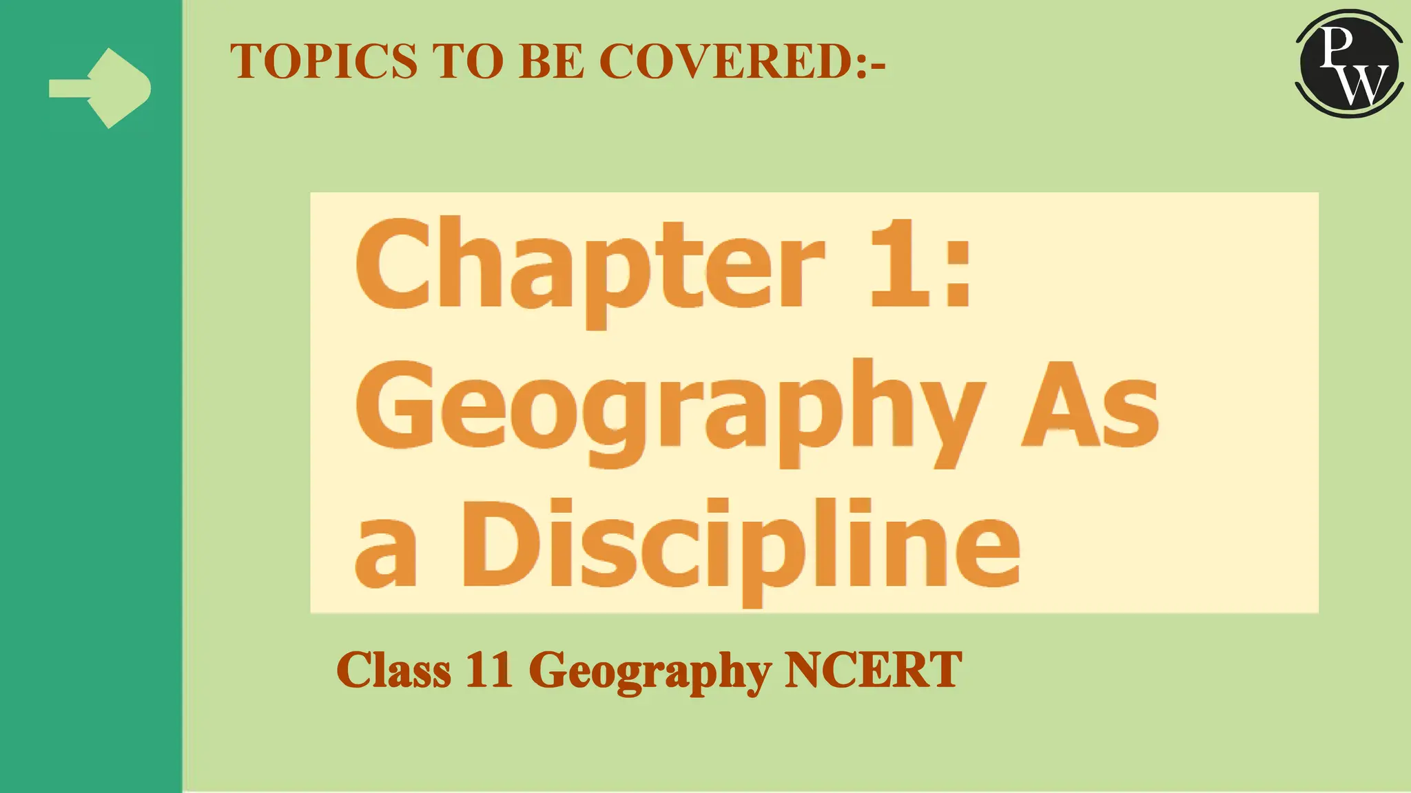 Geography as a Discipline Chapter 1 __ Class 11 Geography NCERT _ Class ...