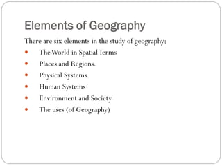 Geography for beginners | PPT