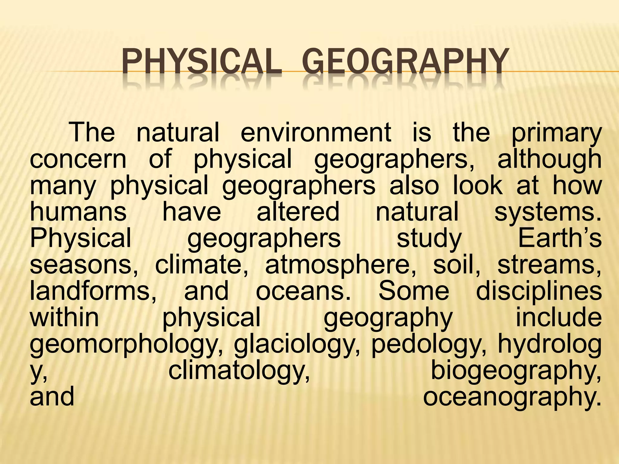 Geography | PPTX