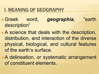 Geography | PPTX