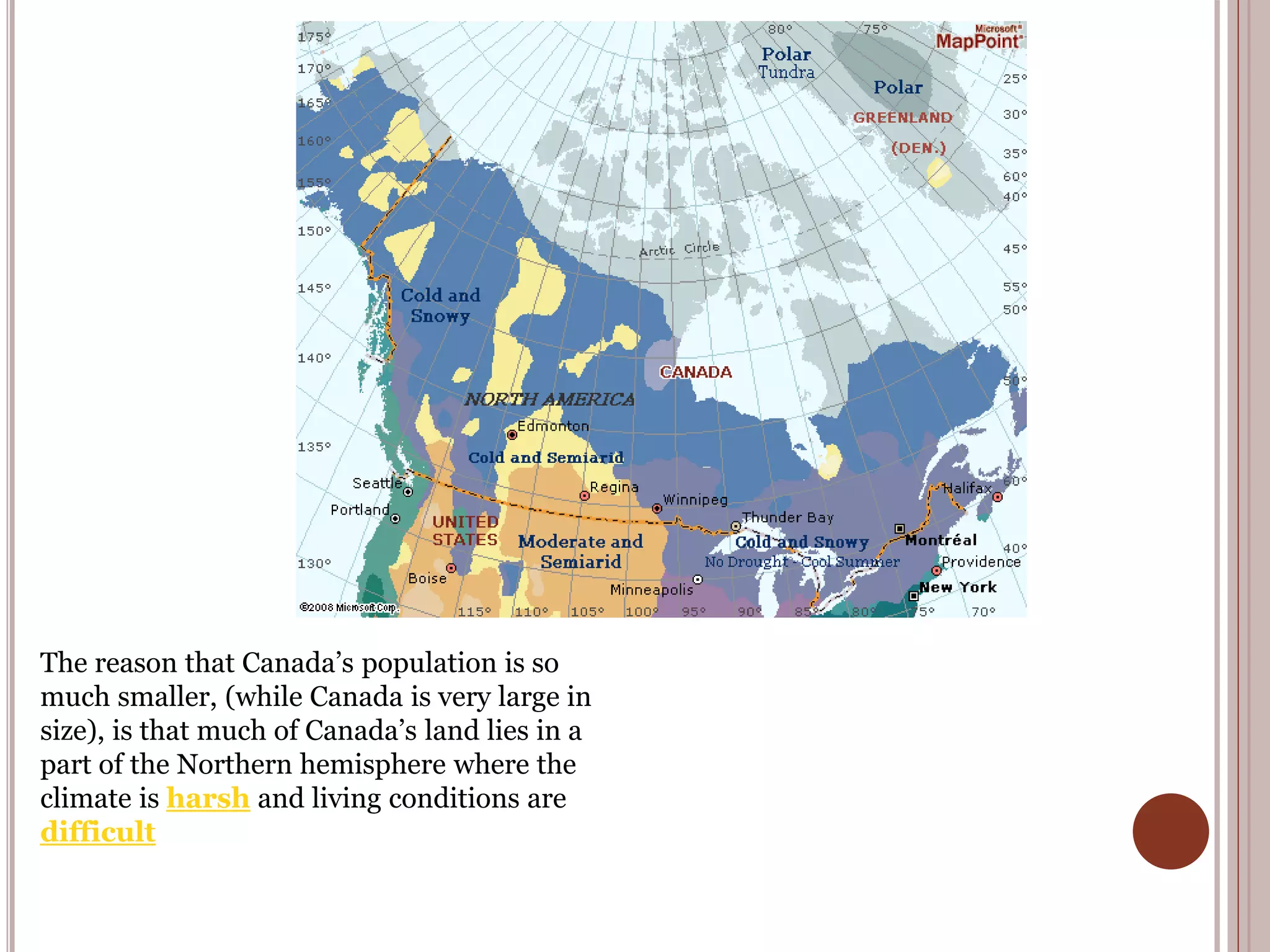 geography of Canada. | PPTX | North America Travel | Travel Locations