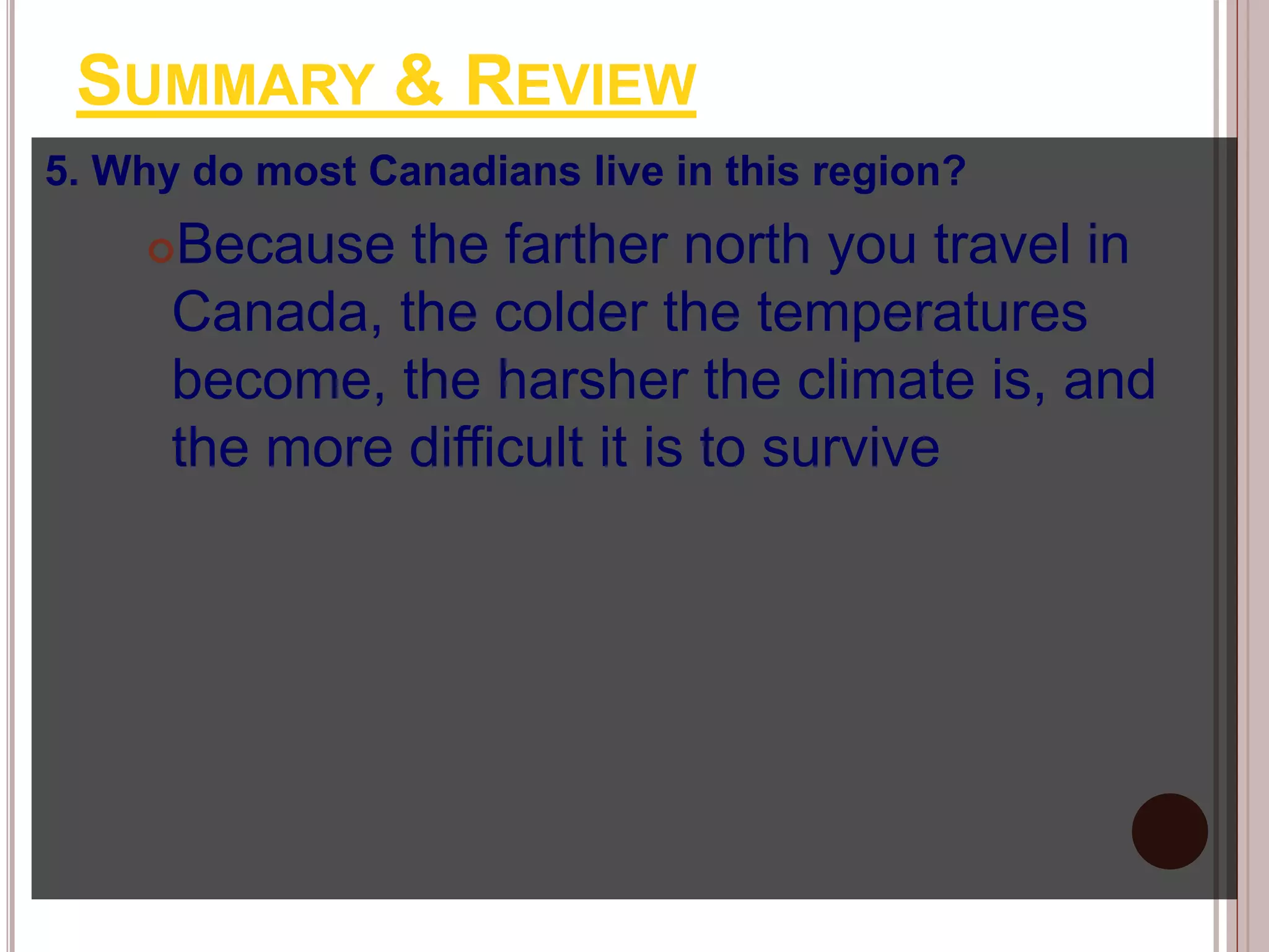 geography of Canada. | PPTX