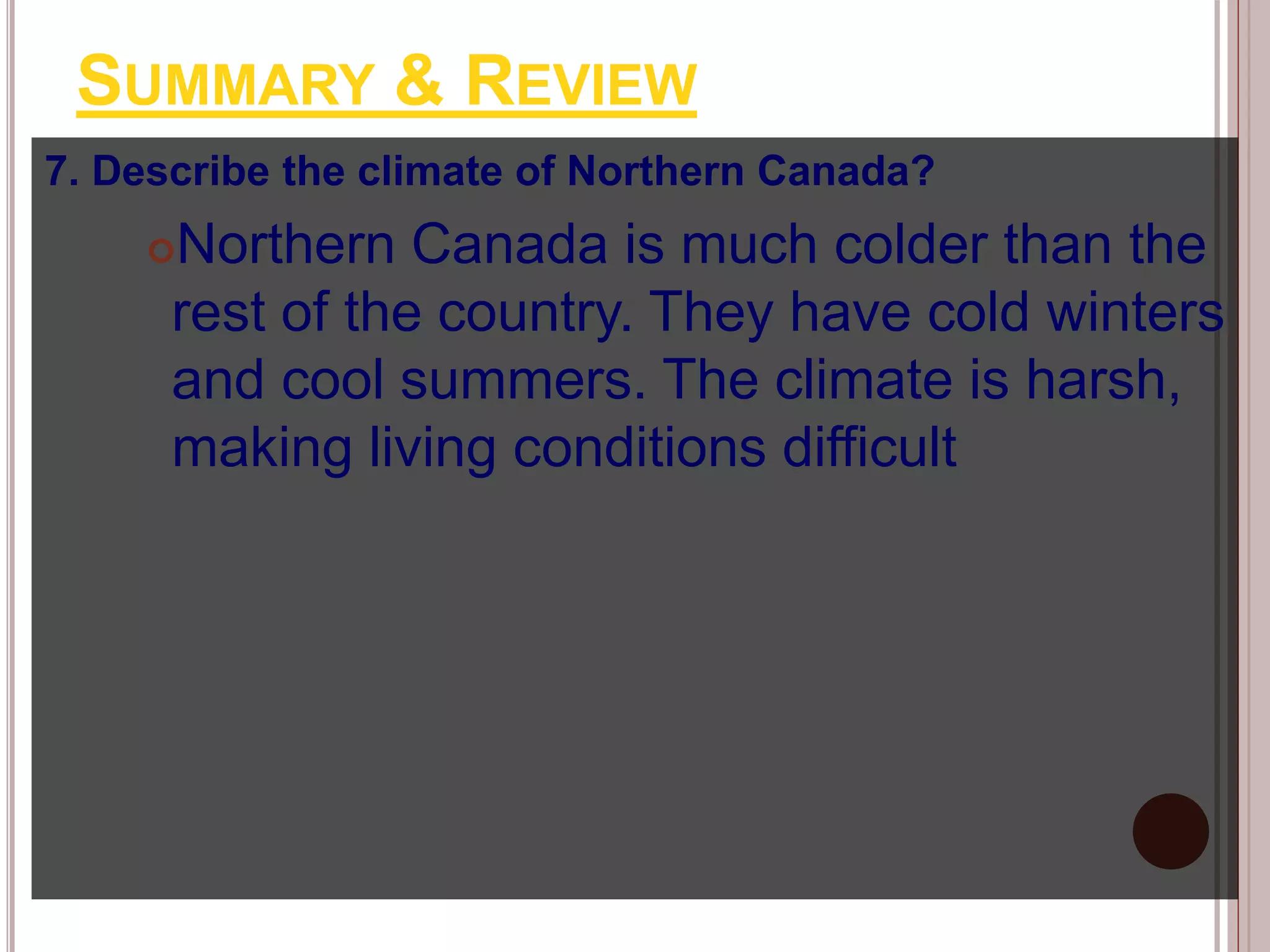 geography of Canada. | PPTX
