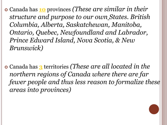 geography of Canada. | PPT