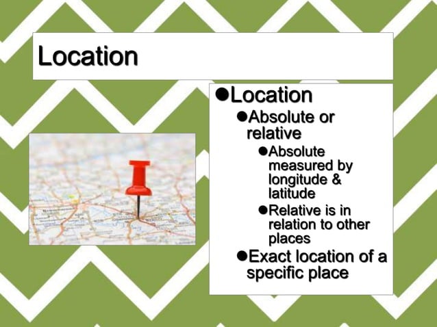 Geography ch 1 | PPT