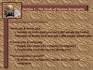 Geography - Population | PPT