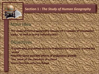 Geography - Population | PPT