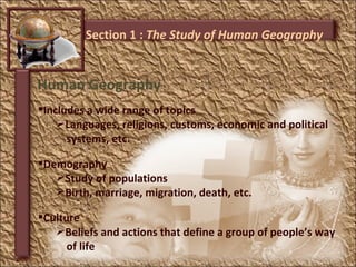 Geography - Population | PPT
