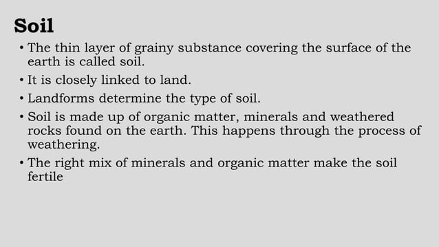 Chap 2 || Soil,Land, Water,Natural Vegetation and Wildlife Resources ...