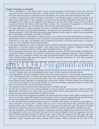 Geography class 11(Fundamentals of Physical Geography) | PDF