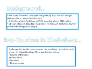 Geography Eco Tourism | PPTX