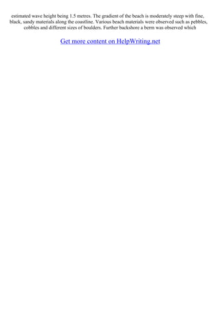 Geography Essay Examples | PDF | Geography | Science