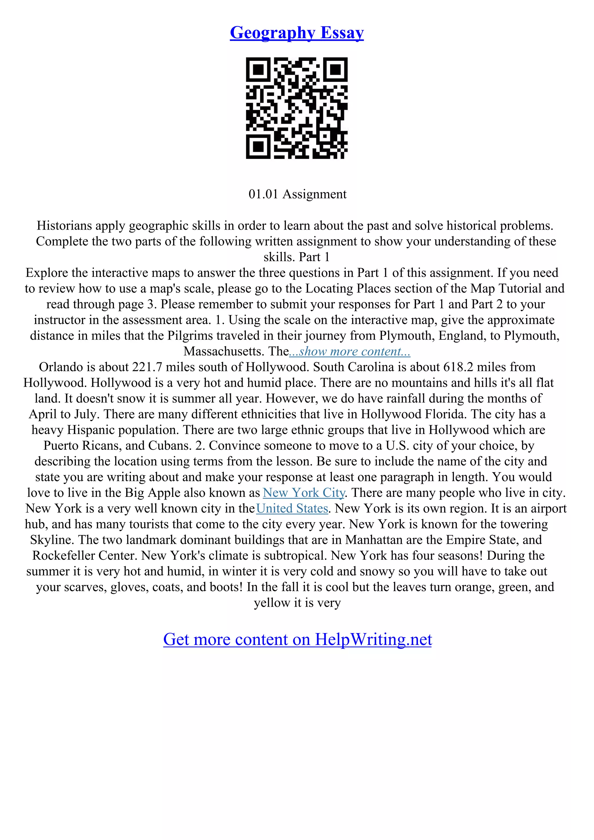 Geography Essay Topics | PDF | Geography | Science