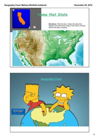 Geography feud melissa winfield | PDF