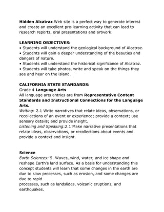 Geography finalproject(alcatraz) | PDF