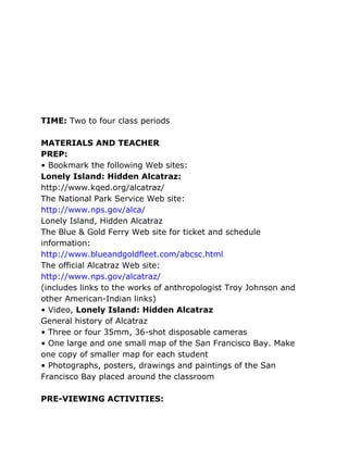 Geography finalproject(alcatraz) | PDF