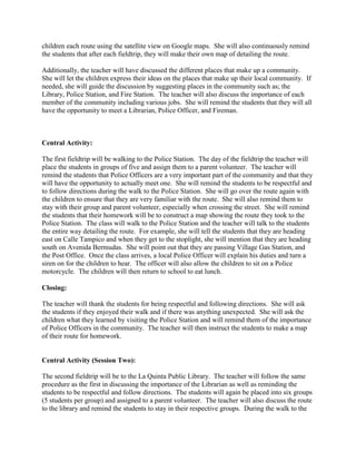 Geography final project lesson plan | PDF