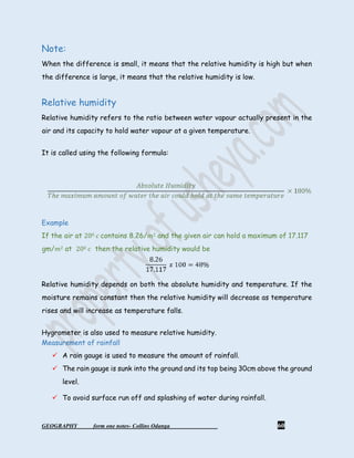 Geography form 1 notes, kenya syllabus | PDF
