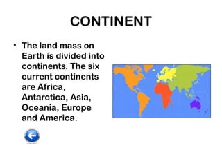 Geography Glossary. Team A | PPT
