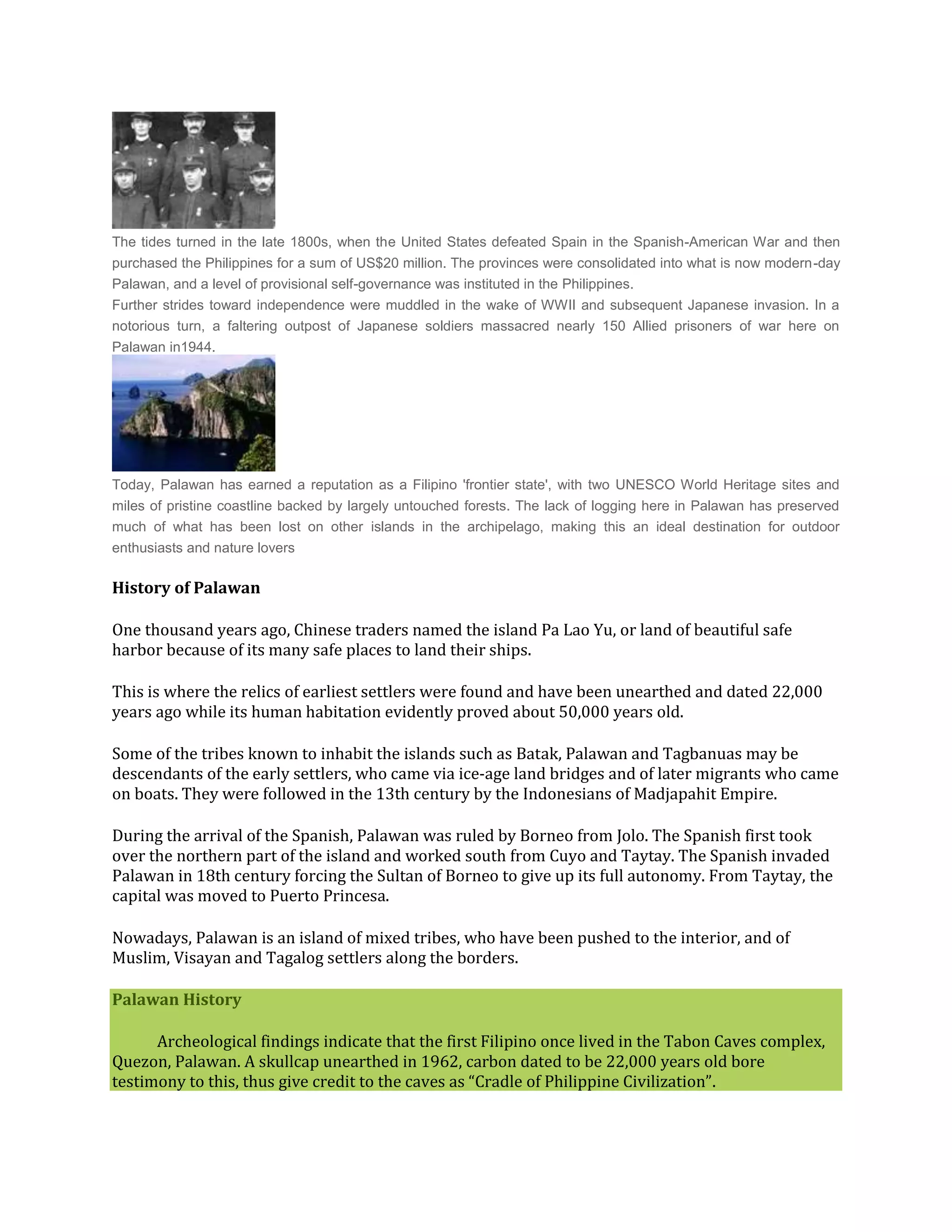 Geography in palawan | DOCX