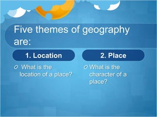 Geography Introduction | PPTX