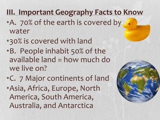 Geography introduction | PPT