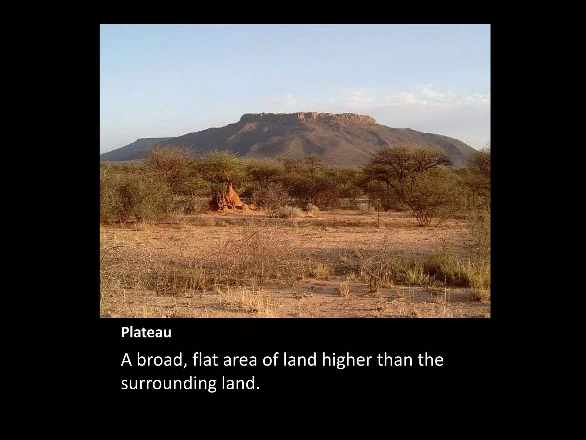 Geography landforms ppt | PPT