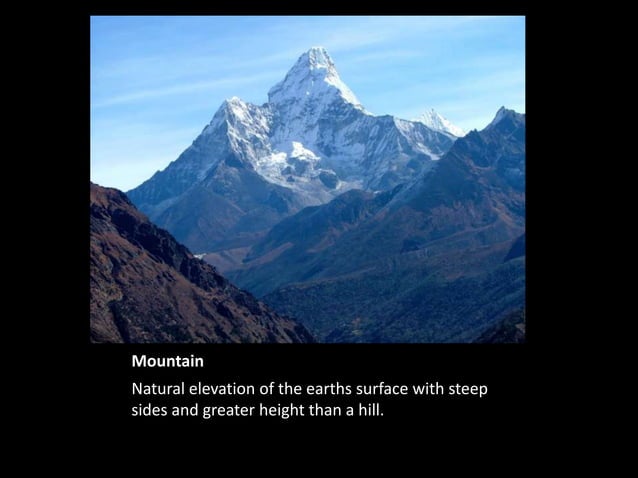 Geography landforms ppt | PPT