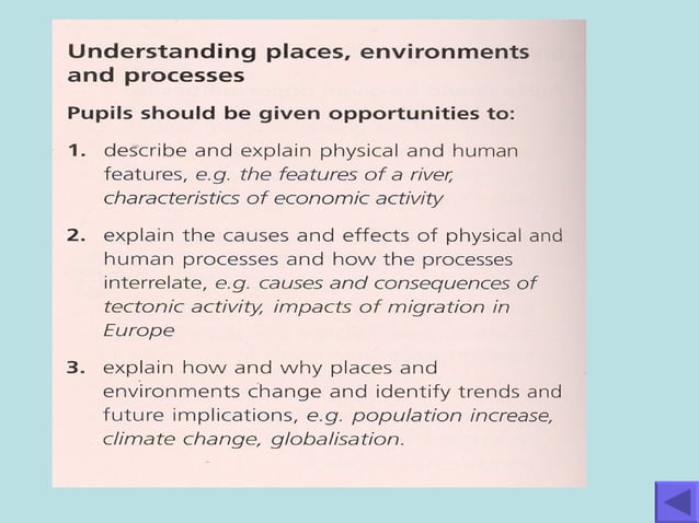 Geography learning plan year 7 | PPT