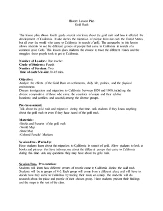 Geography lesson plan | DOCX | Education