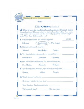 Geography math lesson plan | PDF