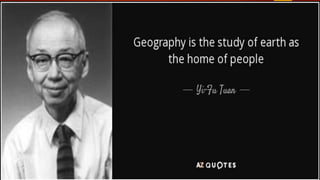 Geography mother of all science | PPTX