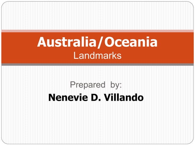 Australia/ Oceania Landmarks | PPT