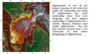 Geography of Afghanistan 1.pptx
